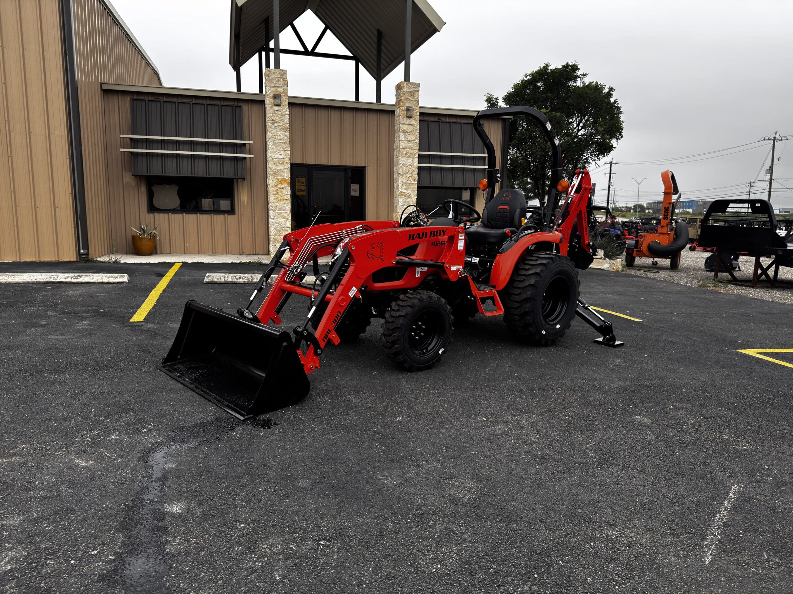 2025 Bad Boy 3026H With Industrial Tires Loader And Backhoe - #BB3026HILB - Lone Star Truck ...